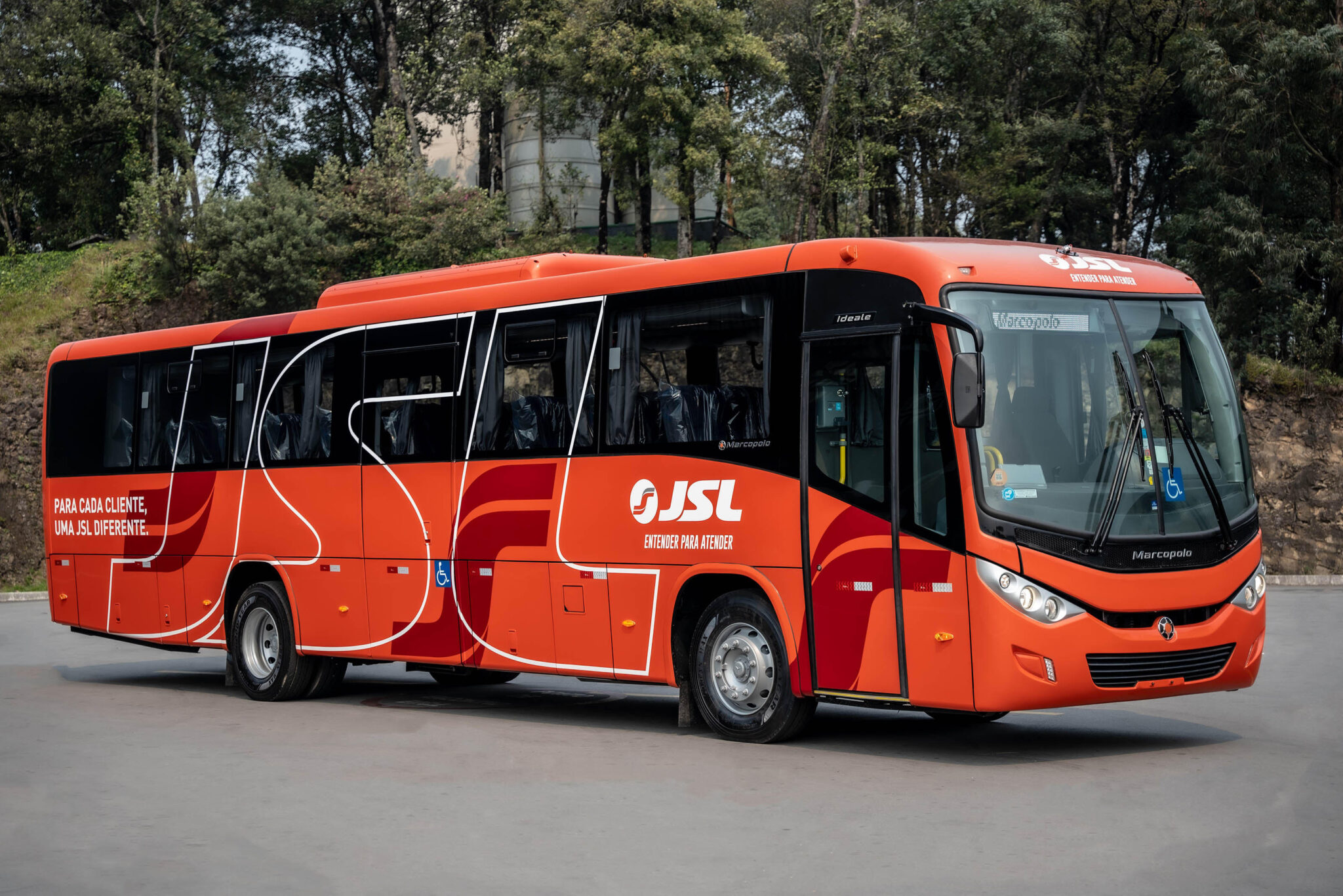 Marcopolo no fretamento da JSL - REVISTA DOS TRANSPORTES